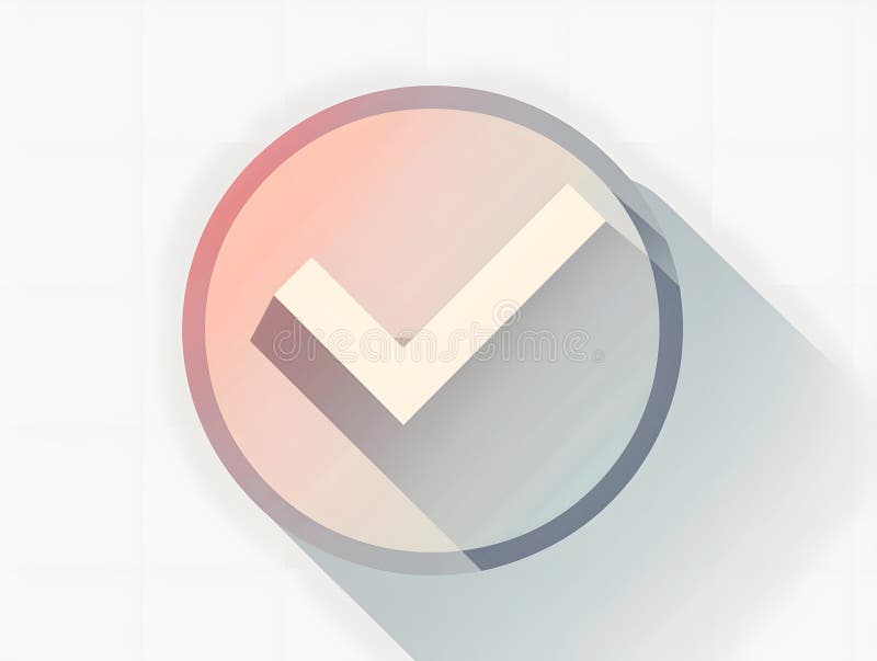 Simple Win Approval Confirmation Checkmark Icon Symbol Stock ...