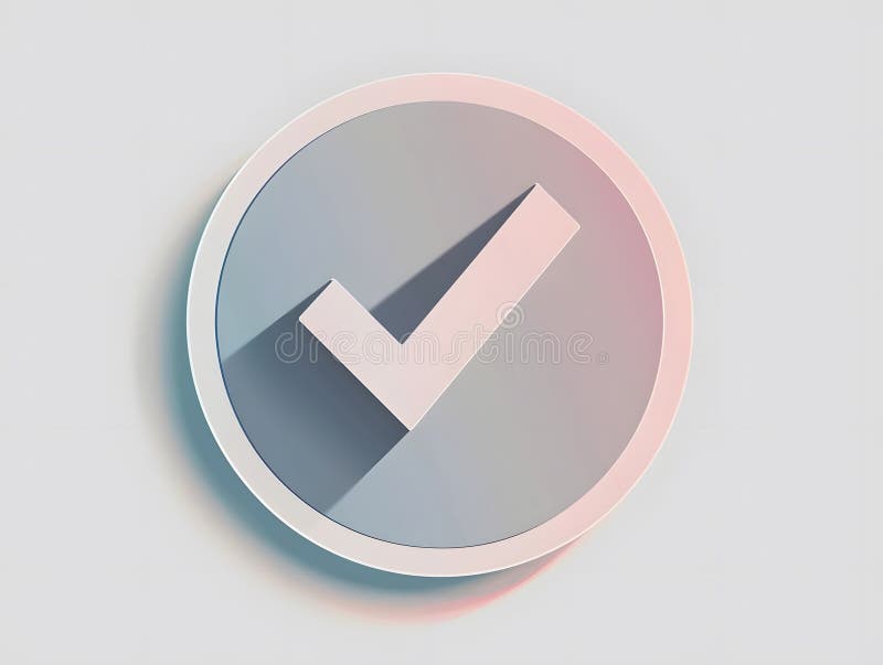 Simple Win Approval Confirmation Checkmark Icon Symbol Stock ...