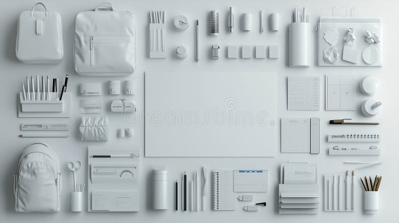 Minimalistic Workspace Layout Stock Illustrations – 4,233 Minimalistic ...