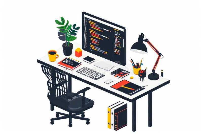 Minimalistic Workspace For Programming With A Clear Code Editor And