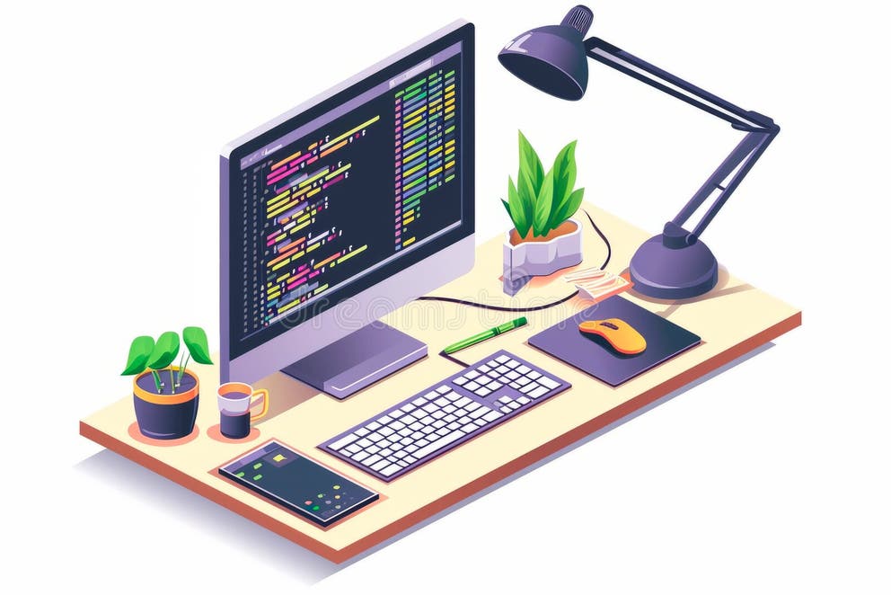 Minimalistic Workspace for Programming with a Clear Code Editor and ...