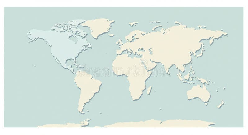 Center World Map Color Stock Illustrations – 1,554 Center World Map ...