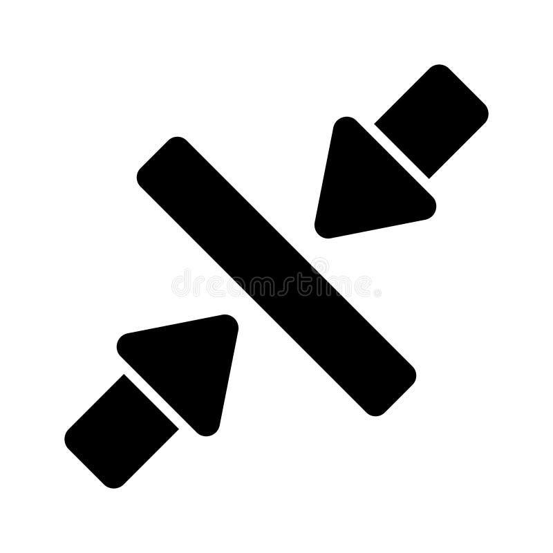 Minimize Arrow Vector Design, Ready To Use Icon Stock Vector ...