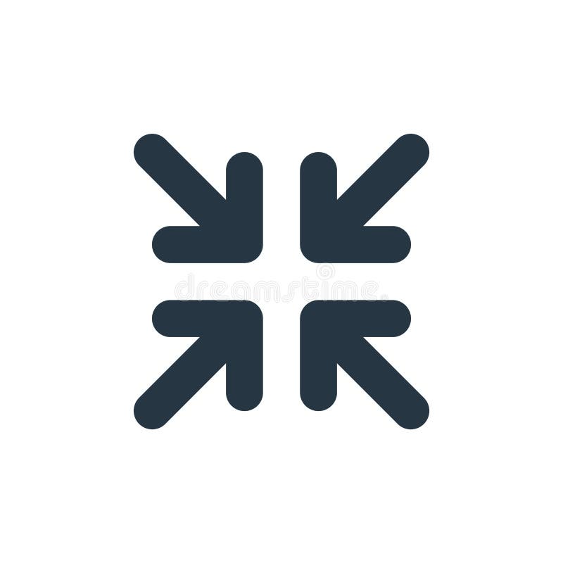 Minimize Sign Icon Vector from Essentials Ui Concept. Thin Line ...