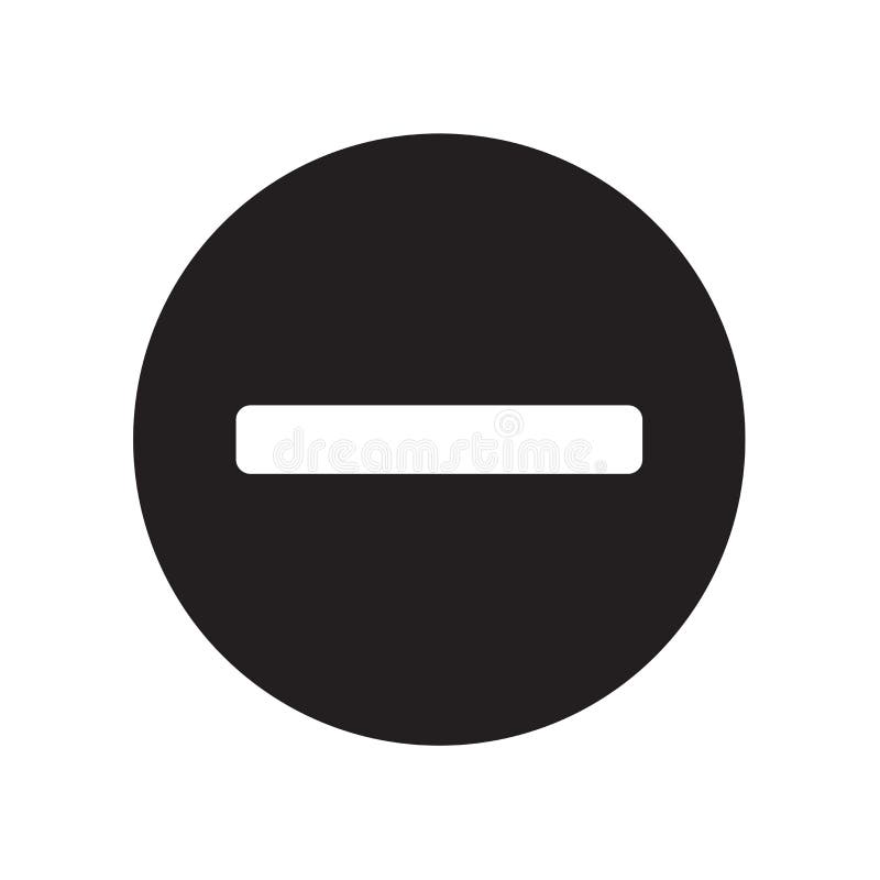 Minimize Icon Vector Sign and Symbol Isolated on White Background ...