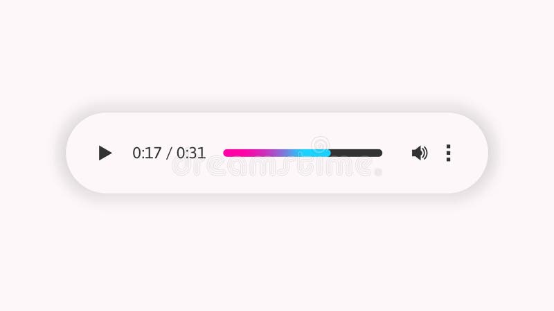 Video Player Bar Stock Illustrations – 6,797 Video Player Bar Stock ...