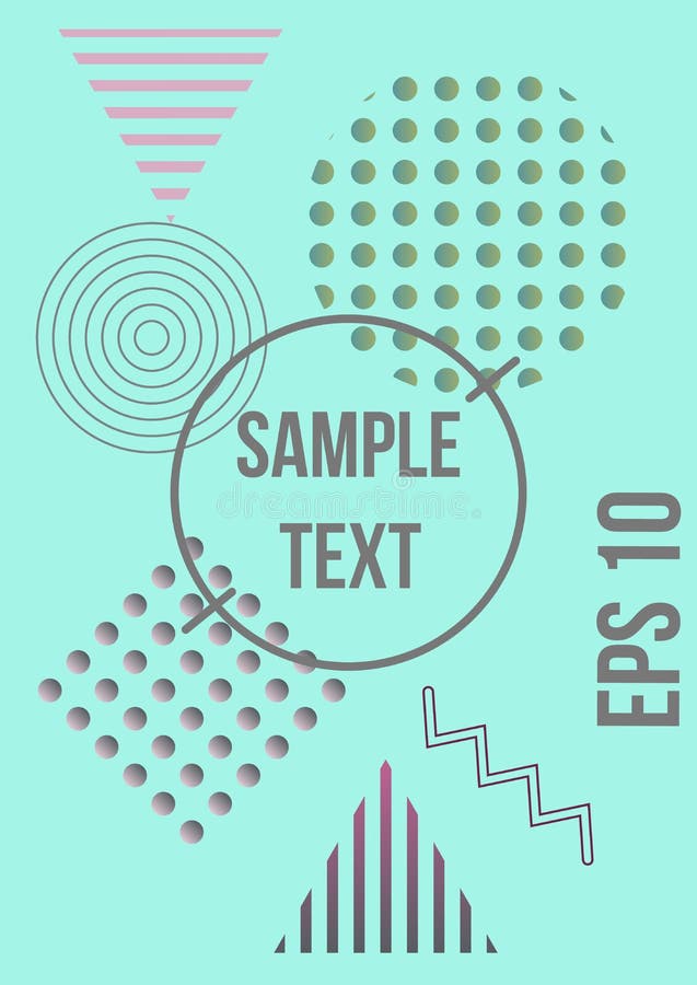 Minimum Geometric Coverage. Stock Vector - Illustration of frame ...