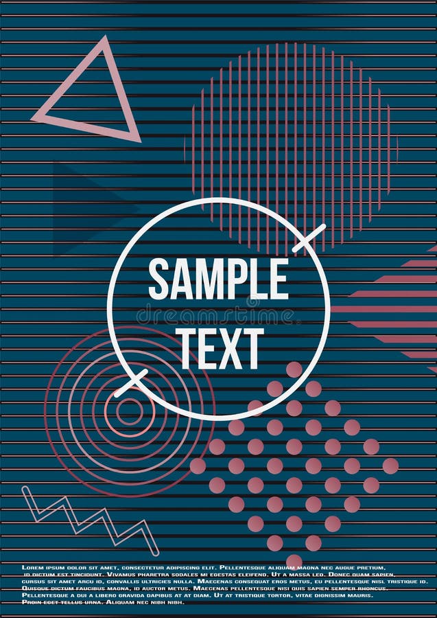 Minimum Geometric Coverage. Stock Vector - Illustration of geometric ...