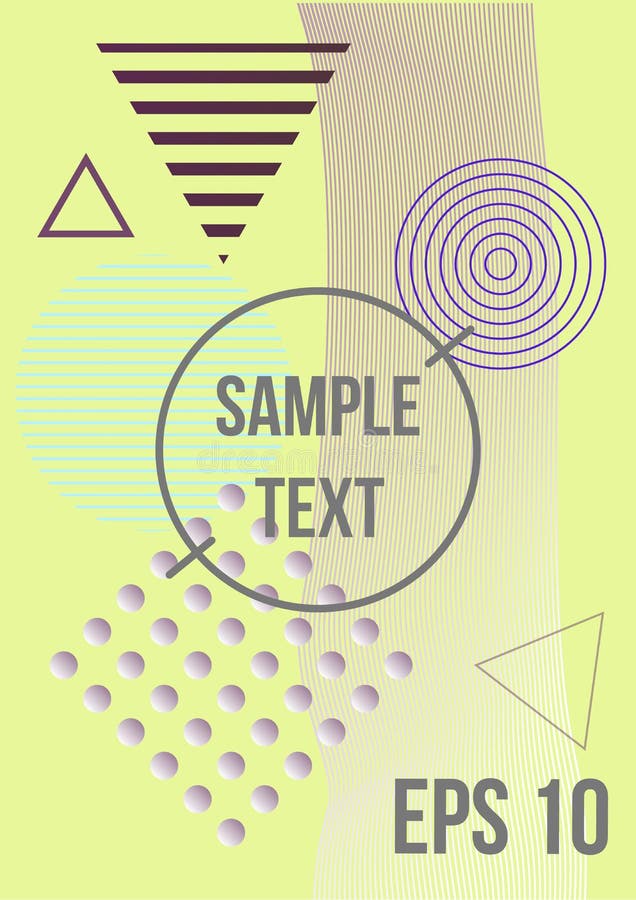 Minimum Geometric Coverage. Stock Vector - Illustration of geometric ...