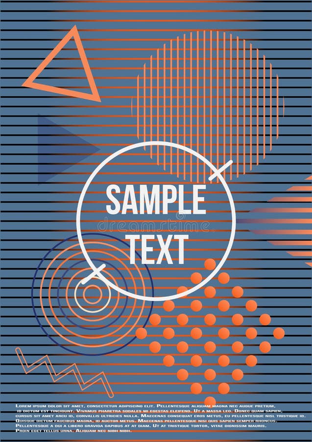 Minimum Geometric Coverage. Stock Vector - Illustration of ...