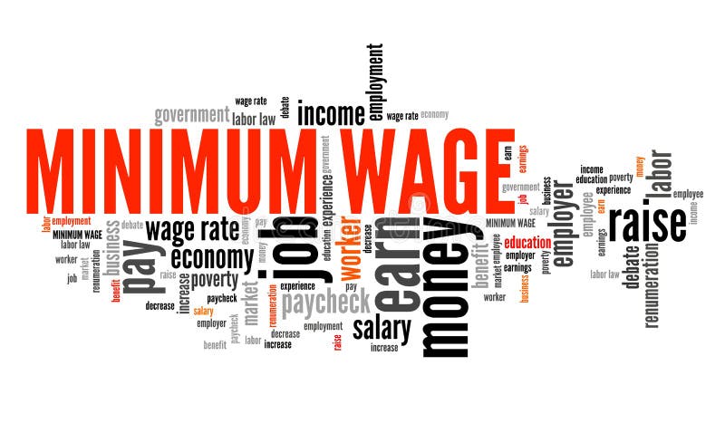 Minimum Wage Word Cloud Stock Illustrations – 16 Minimum Wage Word ...