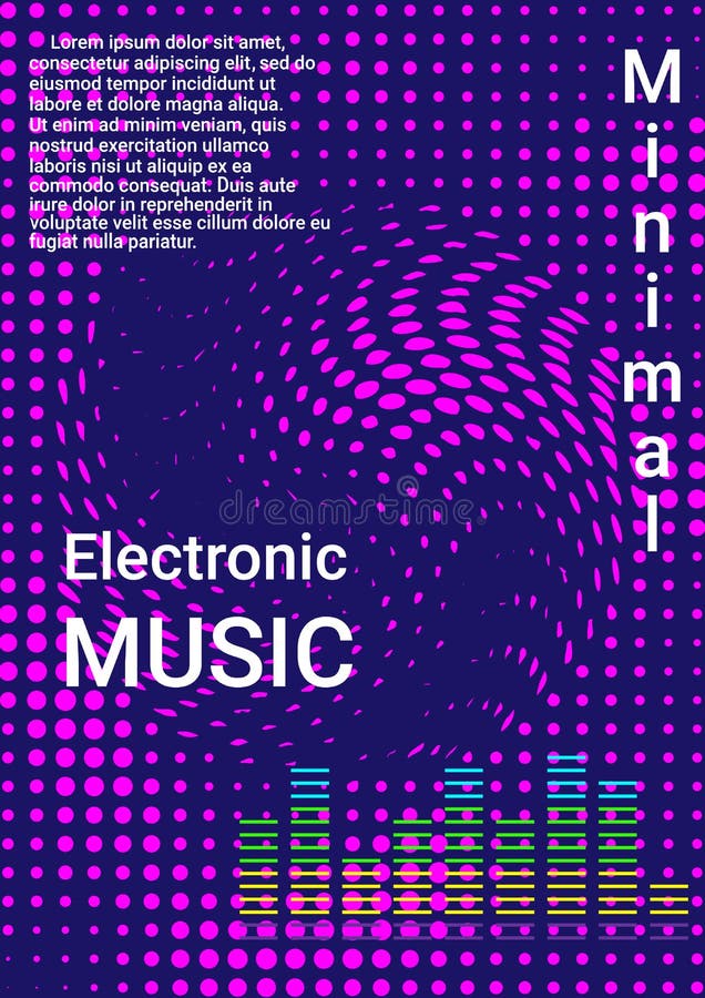 Modern musical cover stock vector. Illustration of booklet - 182507533