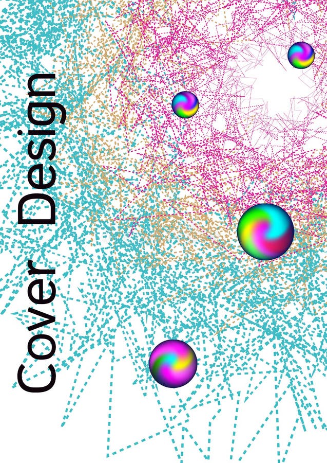 Minimum Vector Coverage Creative Background From Abstract Lines Stock