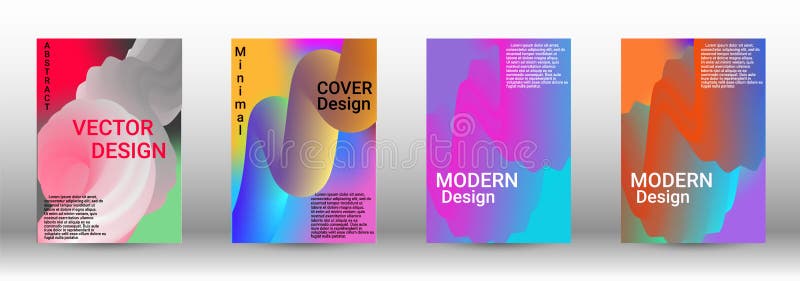 Minimum Vector Coverage. Set of Abstract Covers. Stock Vector ...