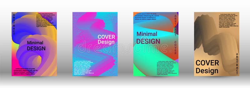 Minimum Vector Coverage. Set of Abstract Covers. Stock Vector ...