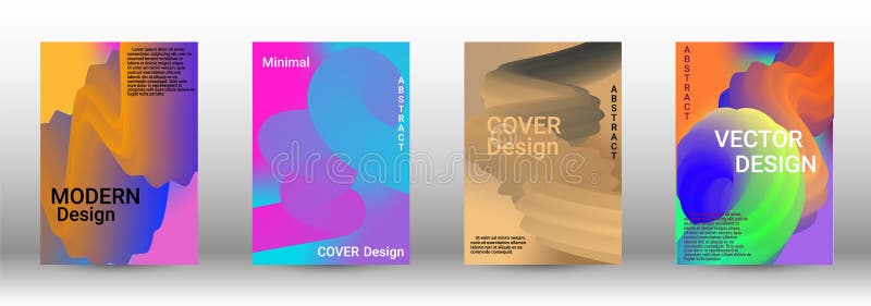 Minimum Vector Coverage. Set of Abstract Covers. Stock Vector ...
