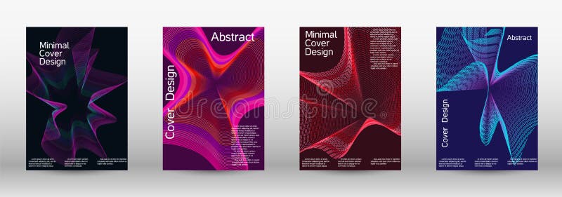 Modern Design Template. a Set of Modern Abstract Covers Stock Vector ...