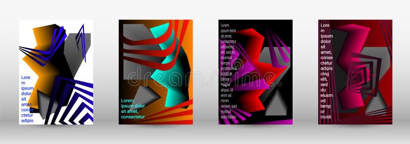 NTrendy cover design stock vector. Illustration of booklet - 180677800