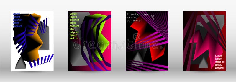 NTrendy cover design stock vector. Illustration of geometric - 182759365