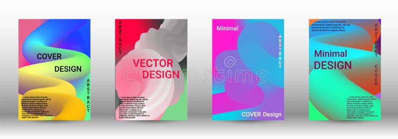 Minimum Vector Coverage. Set of Abstract Covers. Stock Vector ...