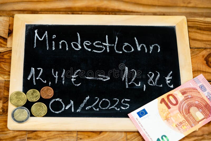 Minimum Wage Germany stock photo. Image of financial - 345249728