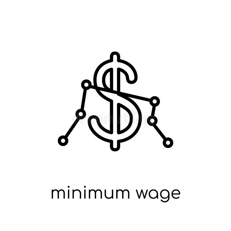 Minimum wage word cloud stock illustration. Illustration of ...