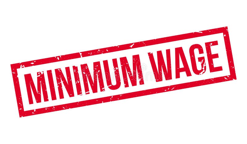 Minimum Wage stock illustration. Illustration of minimum - 62114652