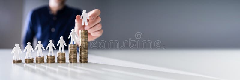 Minimum Wage Salary Compensation and Insurance Stock Image - Image of ...