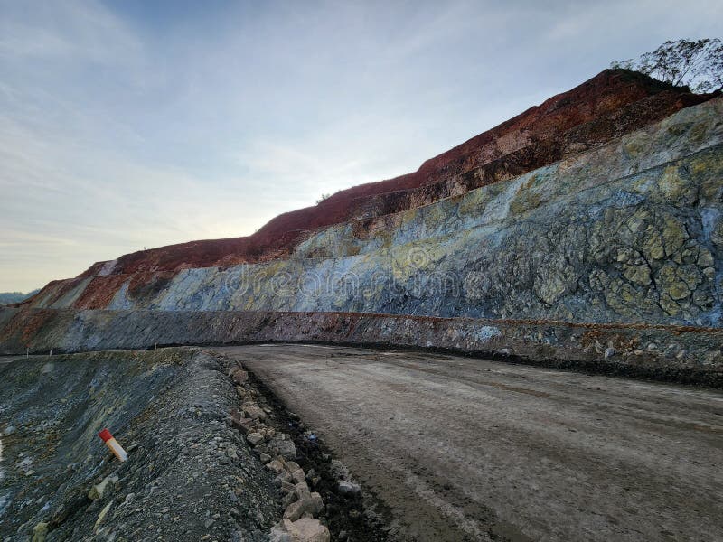 This is mining area stock photo. Image of sand, terrain - 266039802