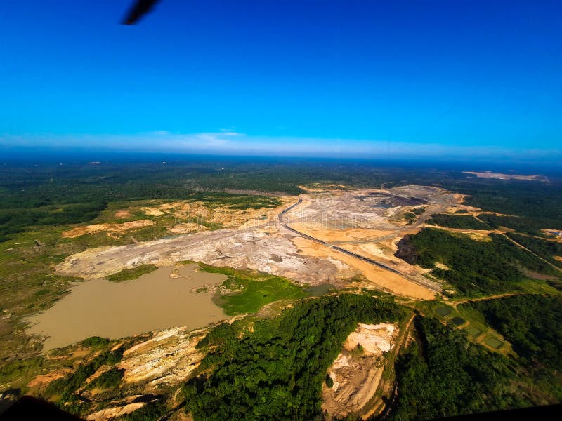 Mining Area of Industries stock image. Image of forest - 226079803