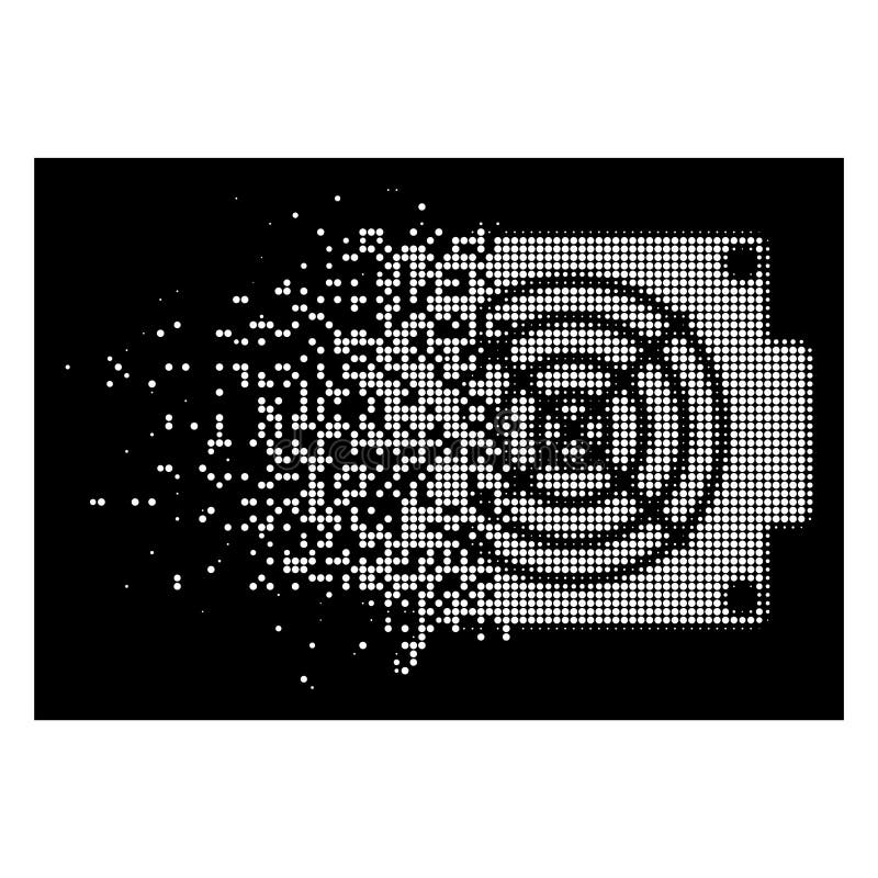 Bright Sparkle Dot Halftone Mining ASIC Device Icon Stock Vector ...