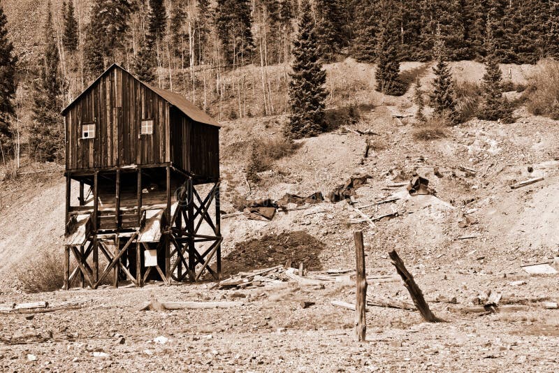 Mining Buildings stock image. Image of landscape, woods - 28393959