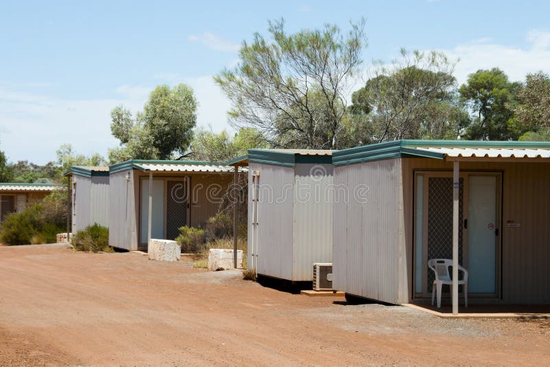 Mining Camp Accommodation stock photo. Image of outdoors - 107805902