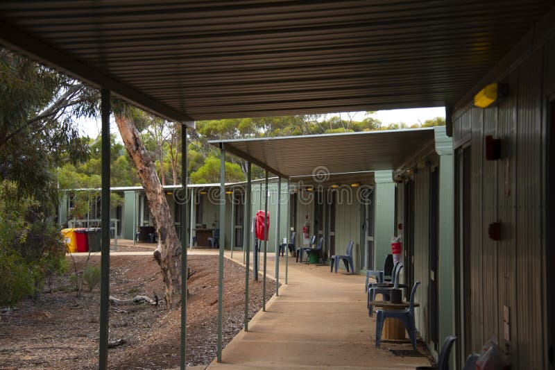 Mining Camp Accommodation stock image. Image of outdoors - 275707861