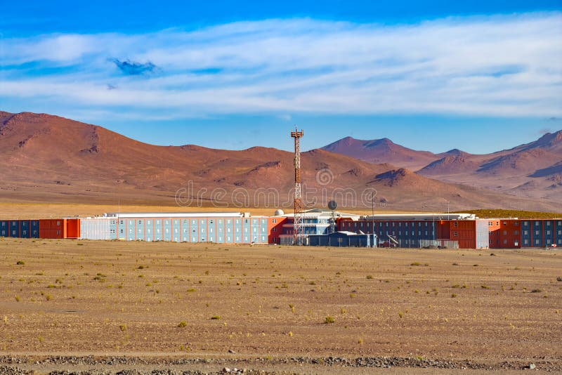 A mining camp stock image. Image of high, cell, highlands - 367107799