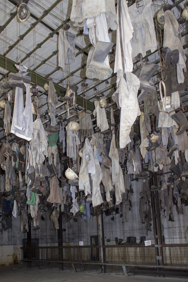 Mining Clothing in Mining Dressing Room Stock Image - Image of ...