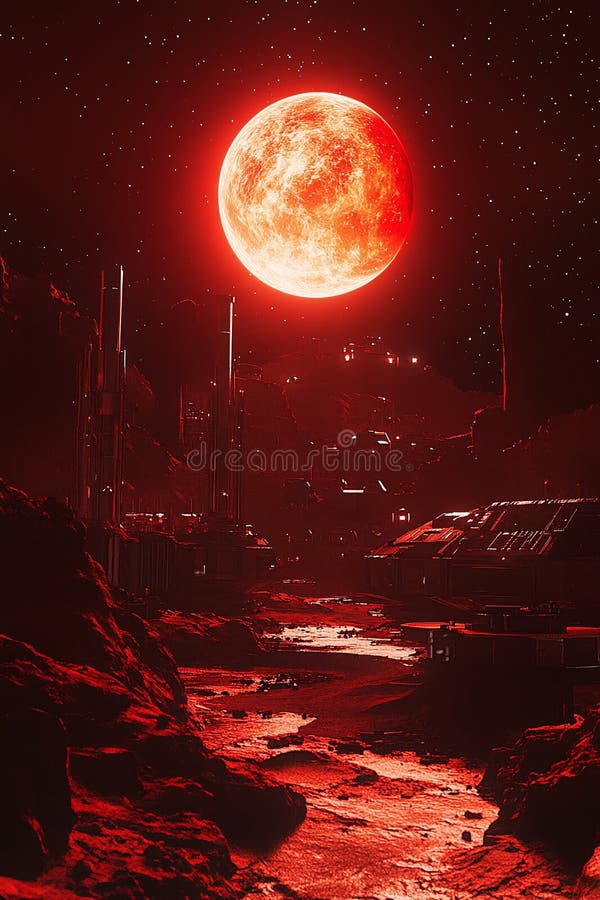 Mining Colony Thriving Under the Light of a Far-off Red Dwarf Star ...