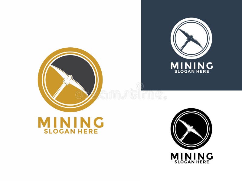 Mining Company Vintage Logo Vector Illustration. Mining Logo Design ...