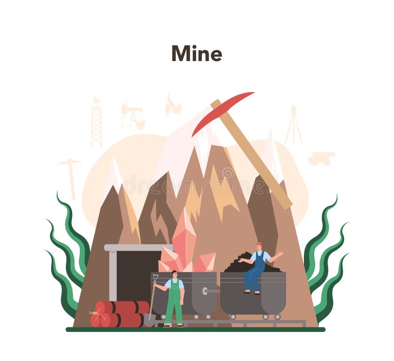 Resources Extraction Stock Illustrations – 1,313 Resources Extraction ...