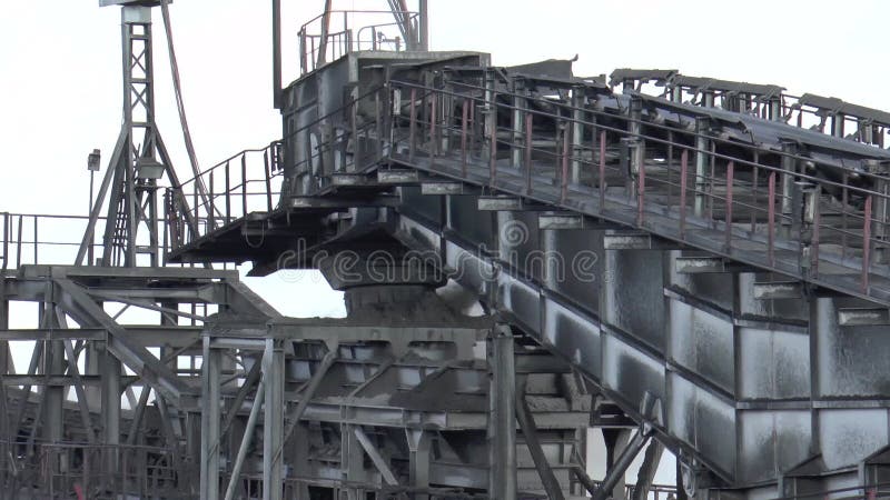 Mining, Conveyor, Rock Mass Loader Stock Video - Video of loader ...