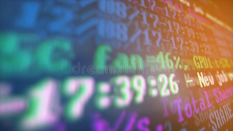 Mining Cryptocurrency Process Program on Display PC. Using Software ...