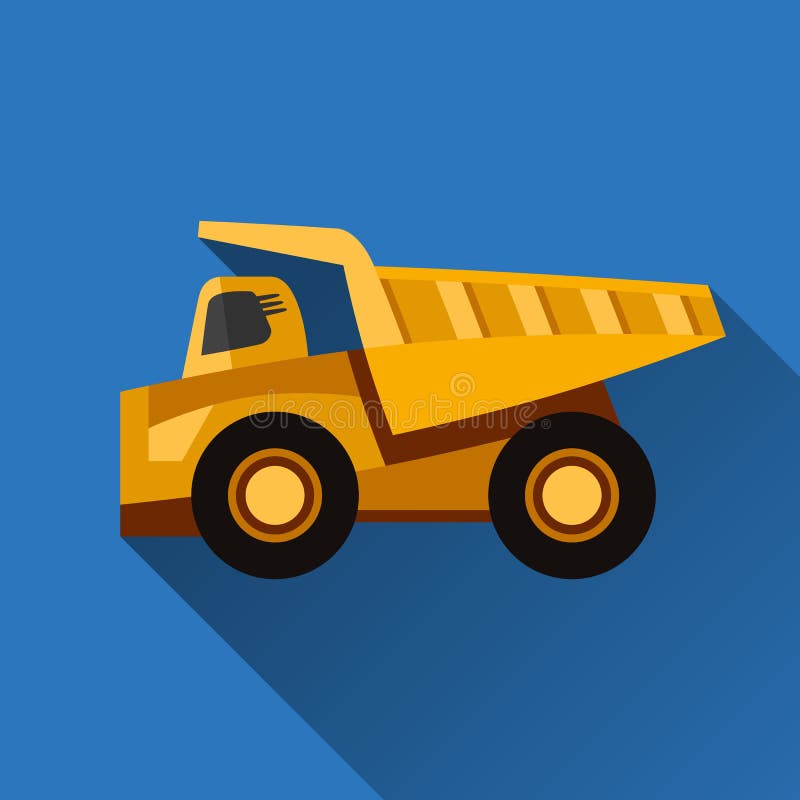 Mining dump truck stock vector. Illustration of building - 54726366