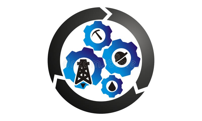 Mining Engineering Solution Stock Vector - Illustration of icon ...