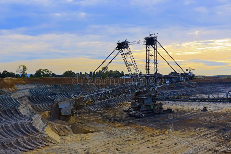 Mining excavator stock image. Image of coal, companies - 34812855
