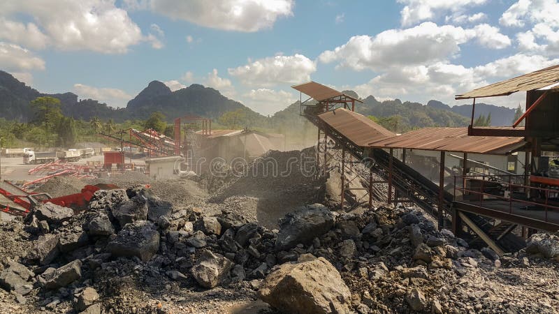 Mining is the Extraction of Valuable Minerals from the Earth. Stock ...