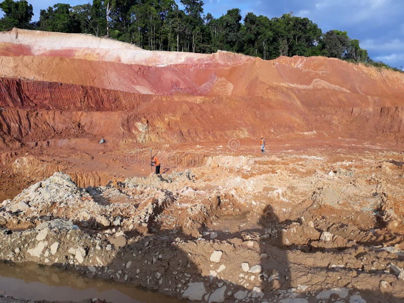 Mining stock photo. Image of working, layers, earth - 128780928