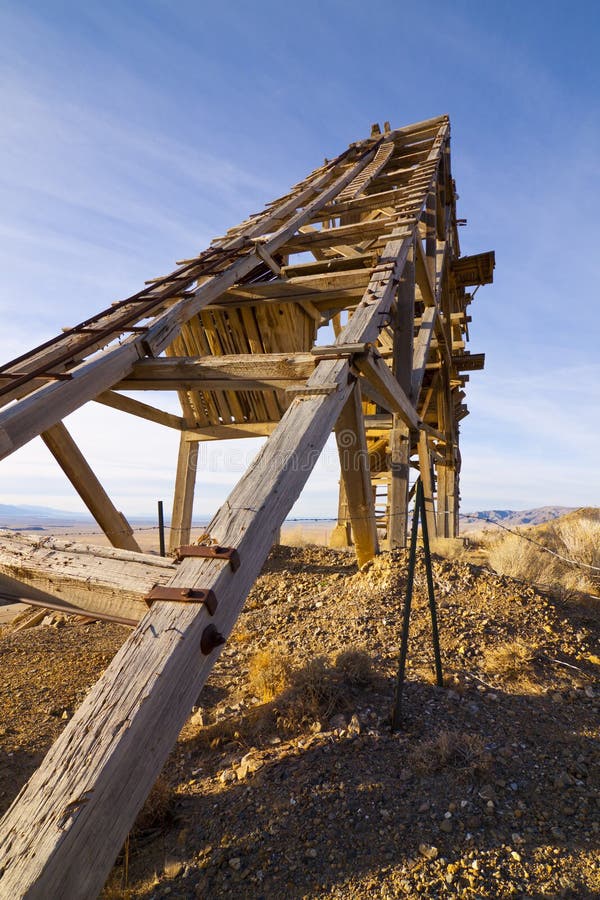 Mining Headframe stock image. Image of hoist, work, outdoors - 24936075