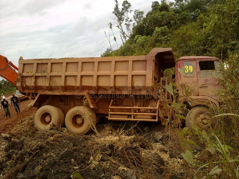 Mining Heavy Vehicle Accident Stock Image - Image of heavy, transport ...
