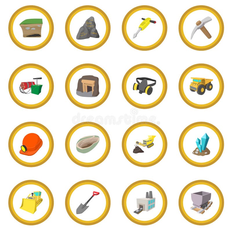 Mining icon blue stock vector. Illustration of helmet - 93049974