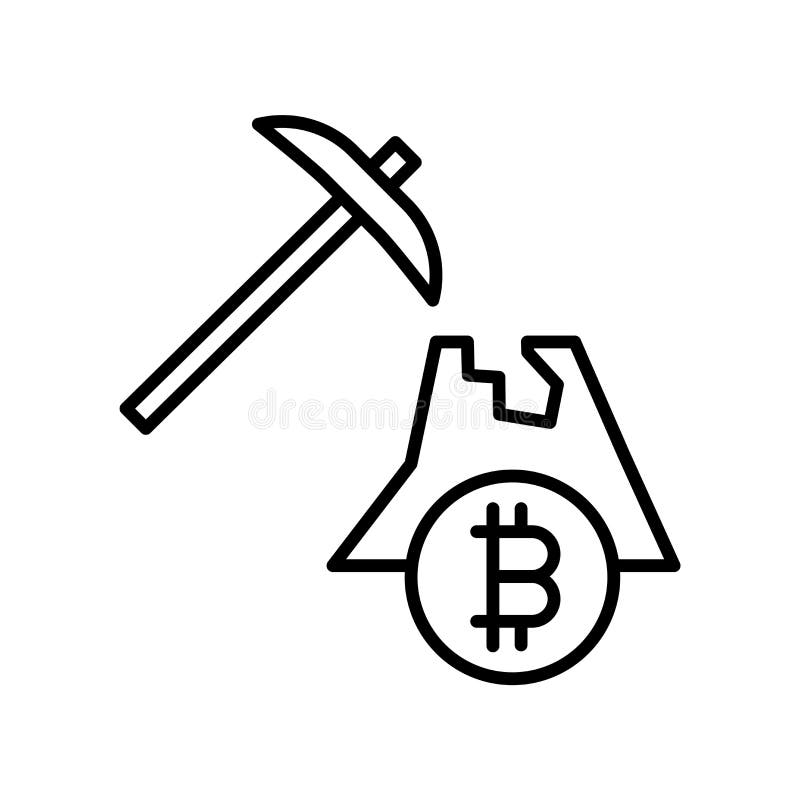 Mining Icon Vector Isolated on White Background, Mining Sign , Thin ... Mining Icon Vector Isolated on White Background, Mining Sign , Thin ...